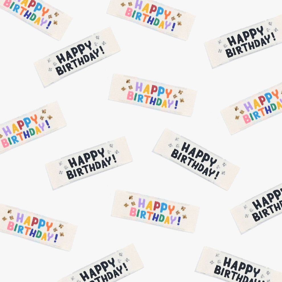 Happy Birthday! Sew-In Labels – gather here online