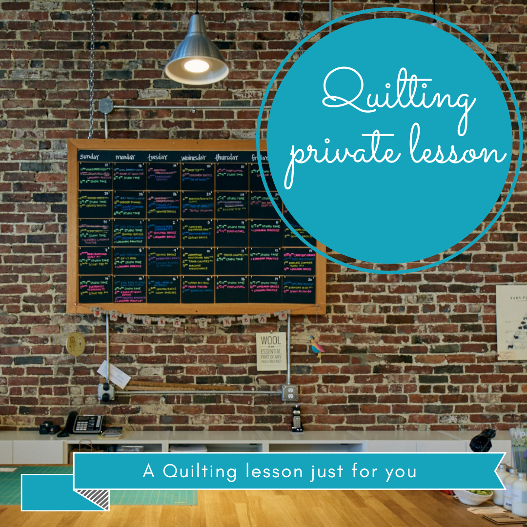 Quilting Private Lessons – gather here online