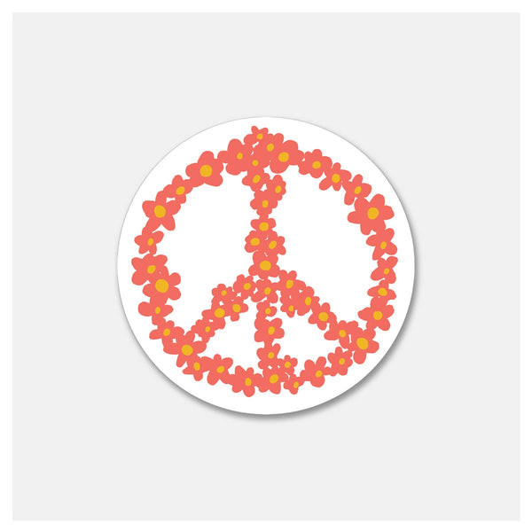 Daisy Peace Sign Sticker – gather here online