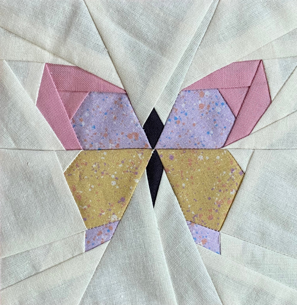 Foundation Paperpiecing: Butterfly charm blocks – gather here online