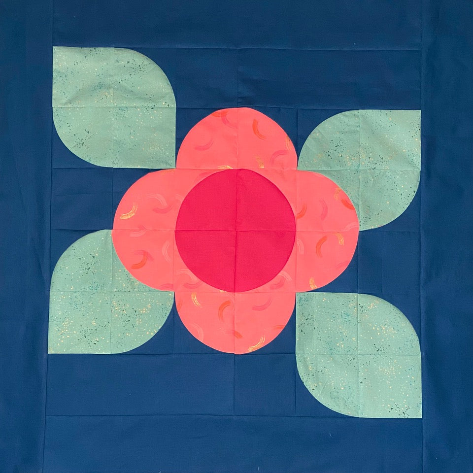 Pop Art Flowers Mini Quilt - 3 sessions – gather here online