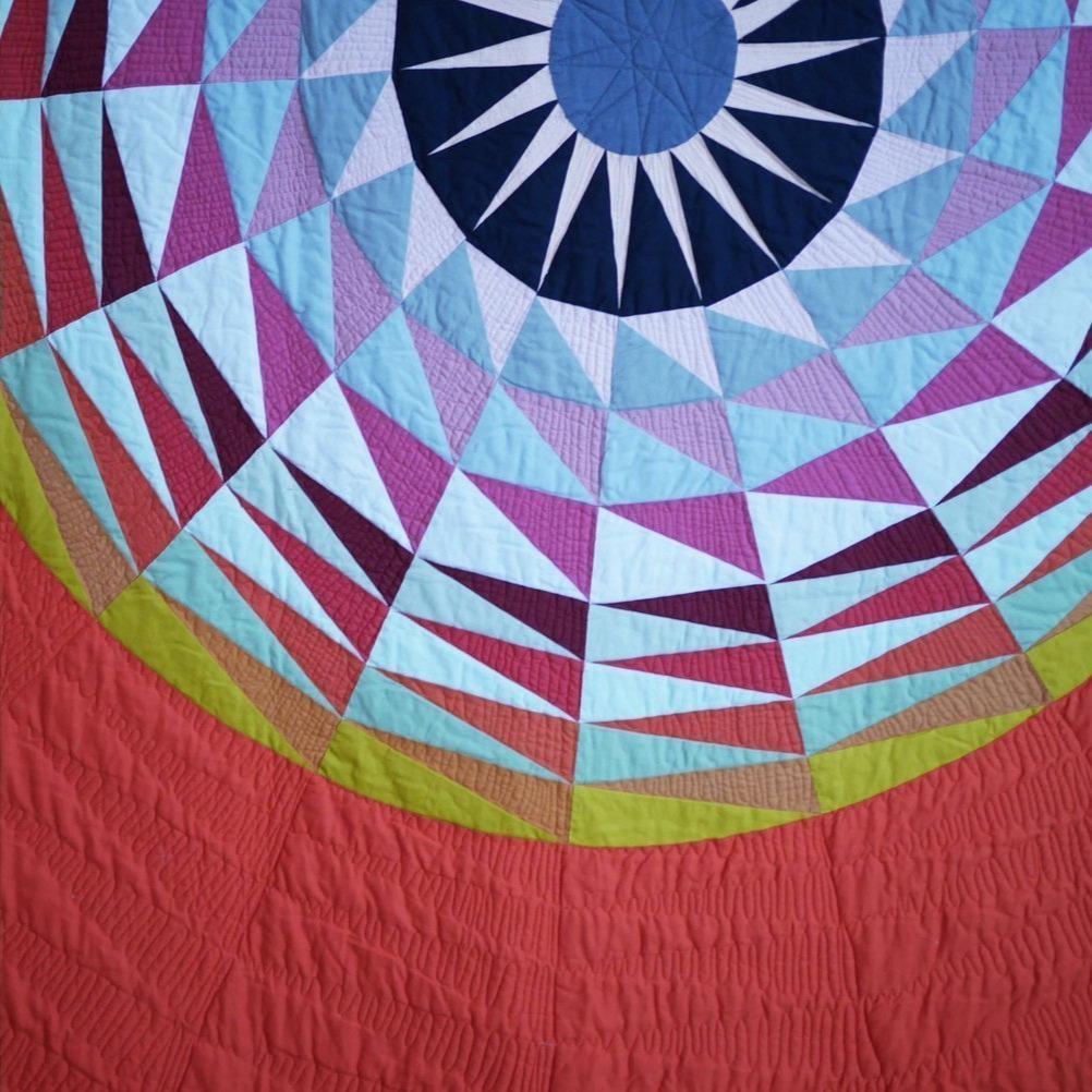 Radiating Quilt class - two session – gather here online
