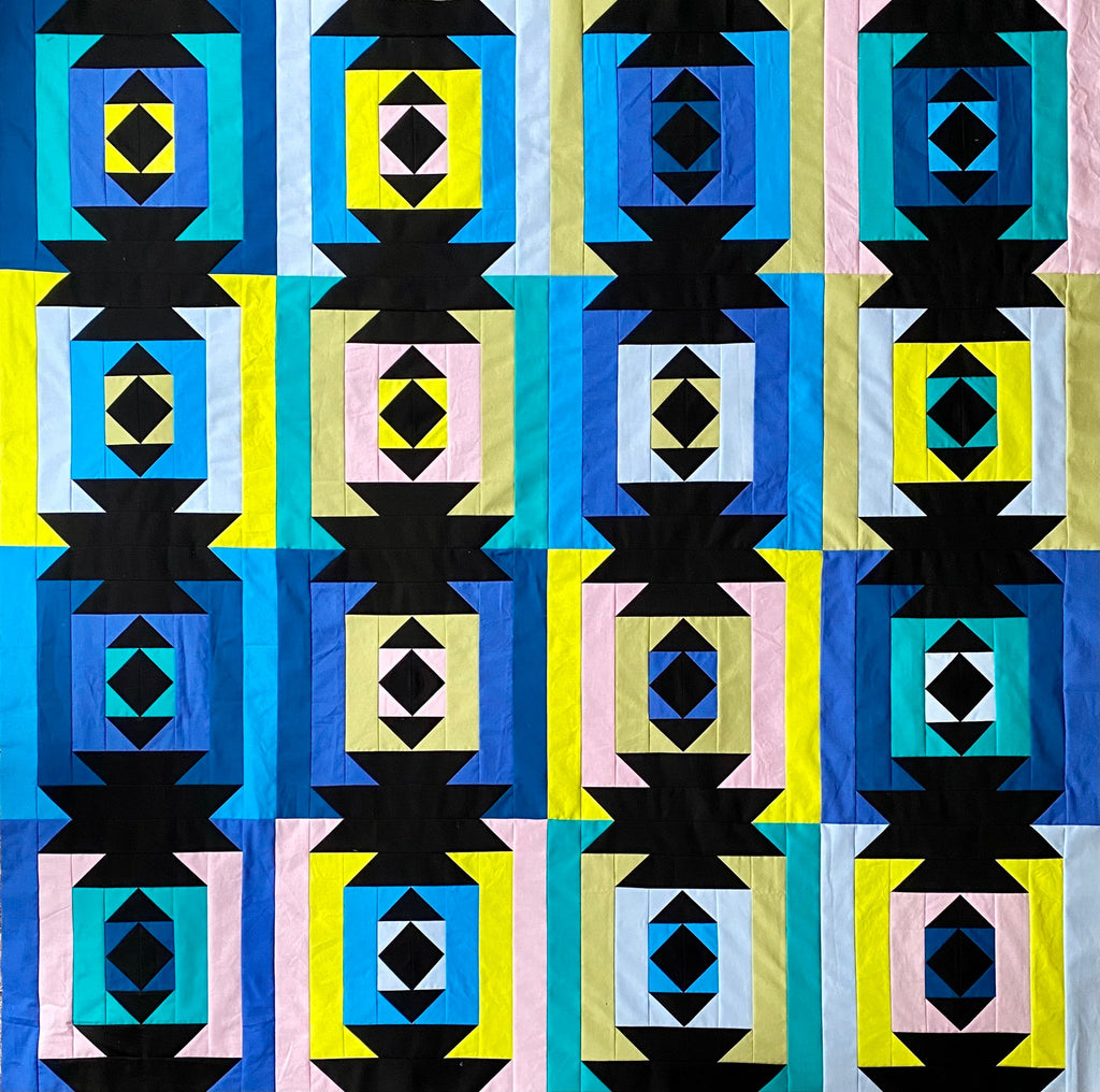 Soda Cans Quilt Top class - 3 sessions – gather here online